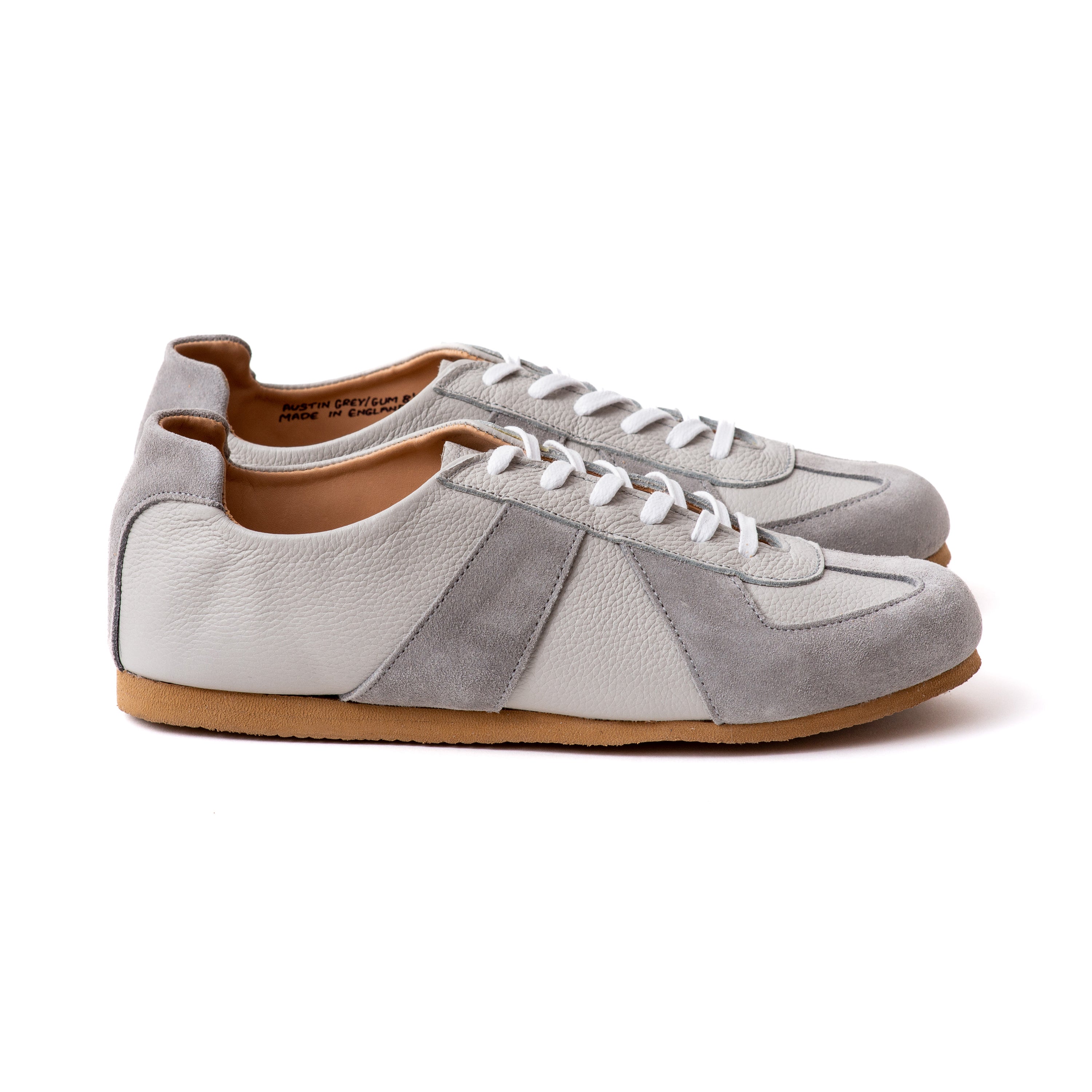 Adnitt Gat Shoe - Grey Calf – Crown Northampton