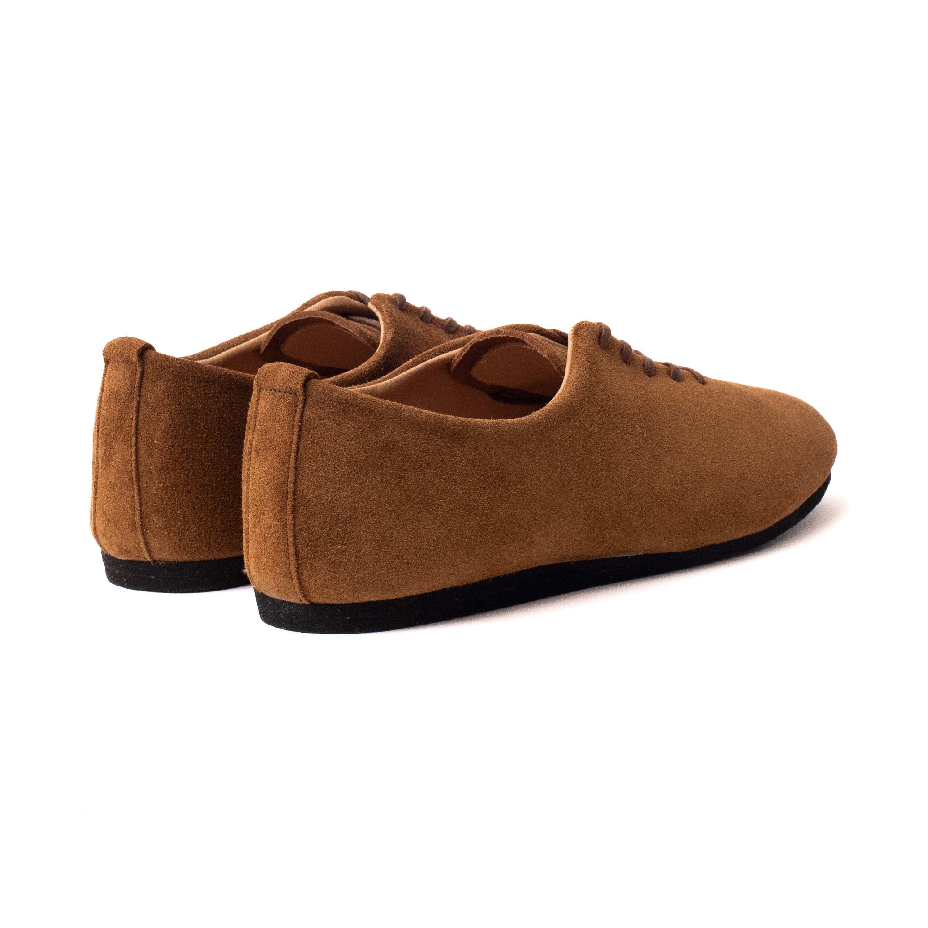Regent Wholecut Shoe - Snuff Janus Calf Suede – Crown Northampton