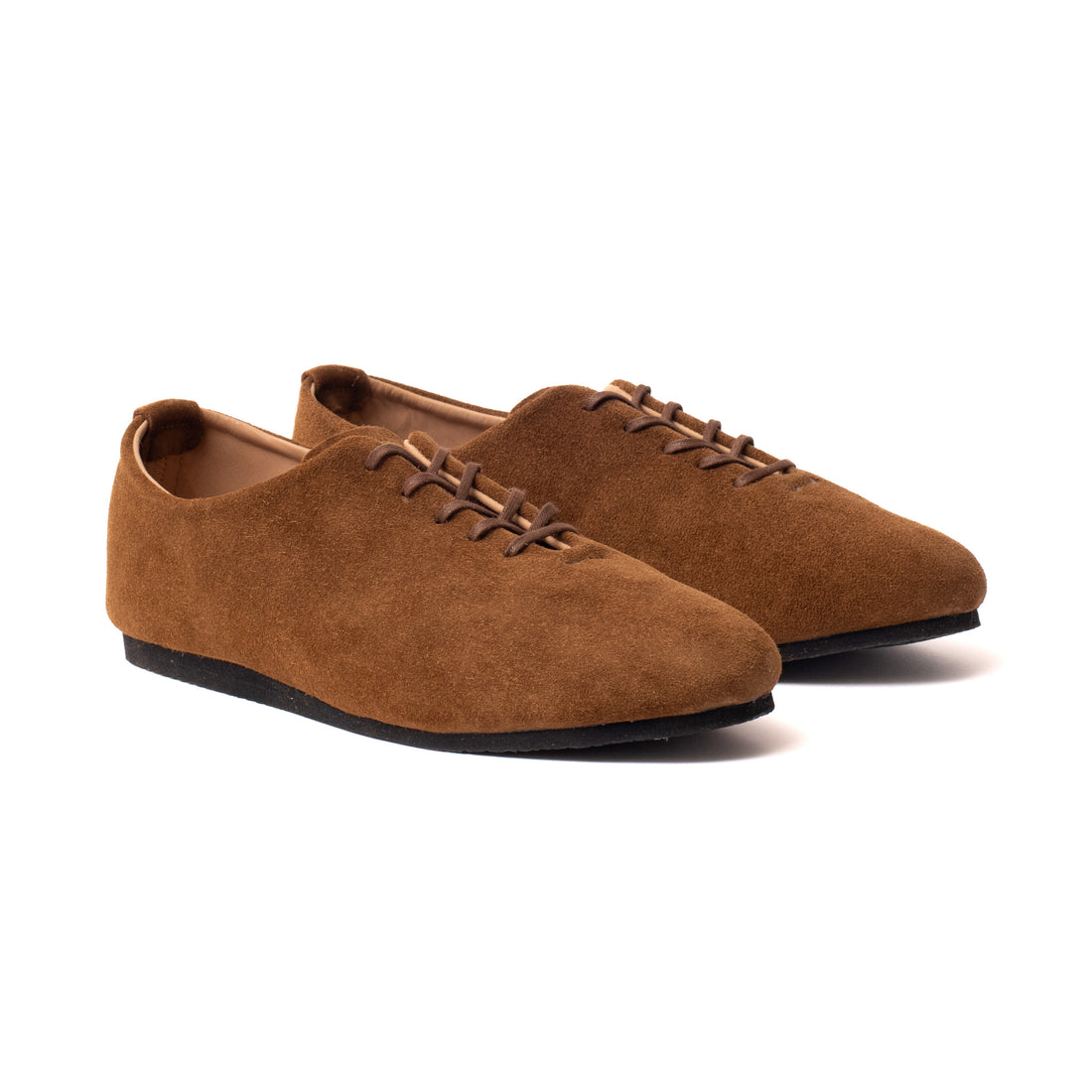 Regent Wholecut Shoe - Snuff Janus Calf Suede – Crown Northampton