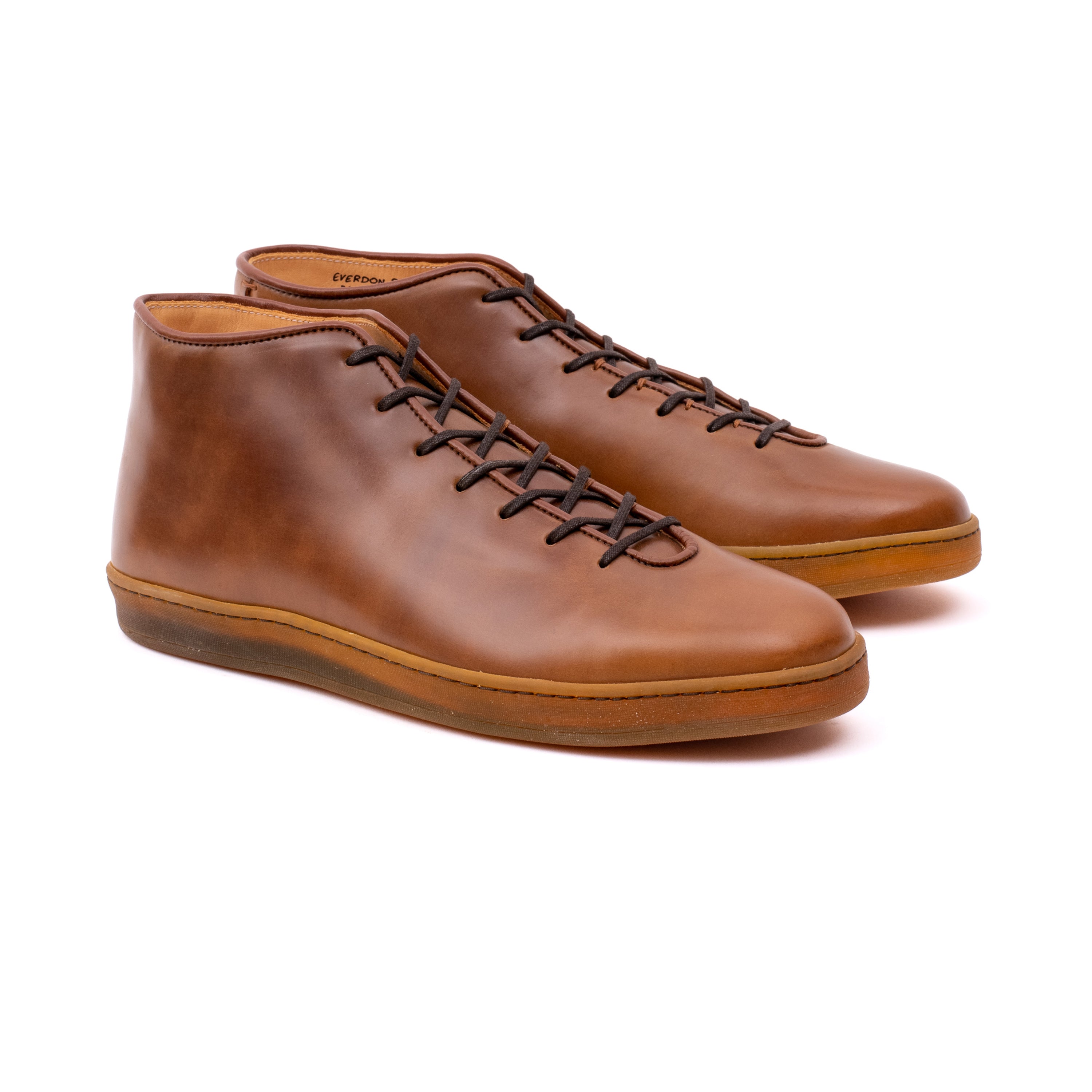Everdon Wholecut Mid - Horween Bourbon Shell Cordovan – Crown Northampton