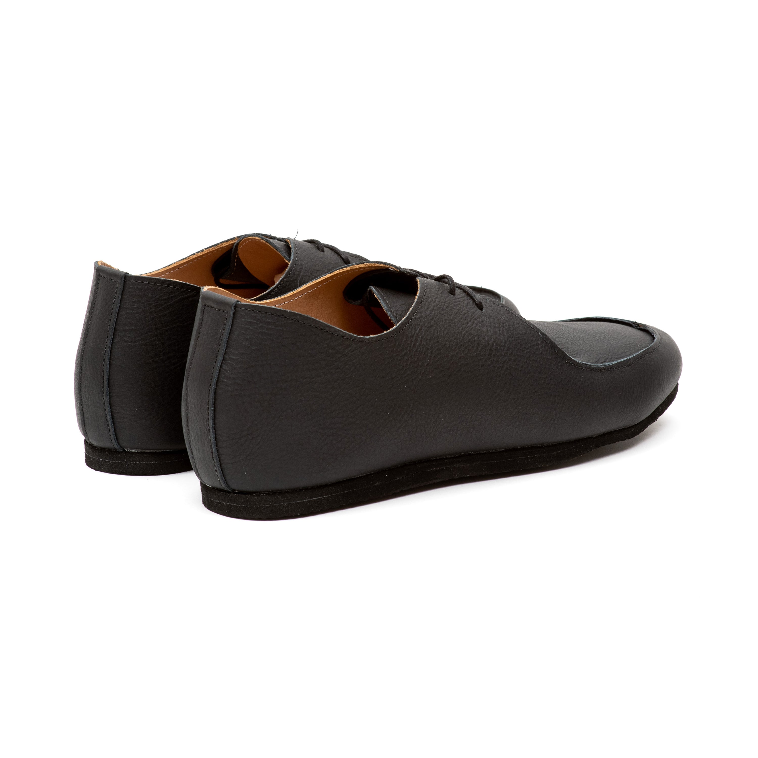 Turner Apron Shoe - Black Calf – Crown Northampton
