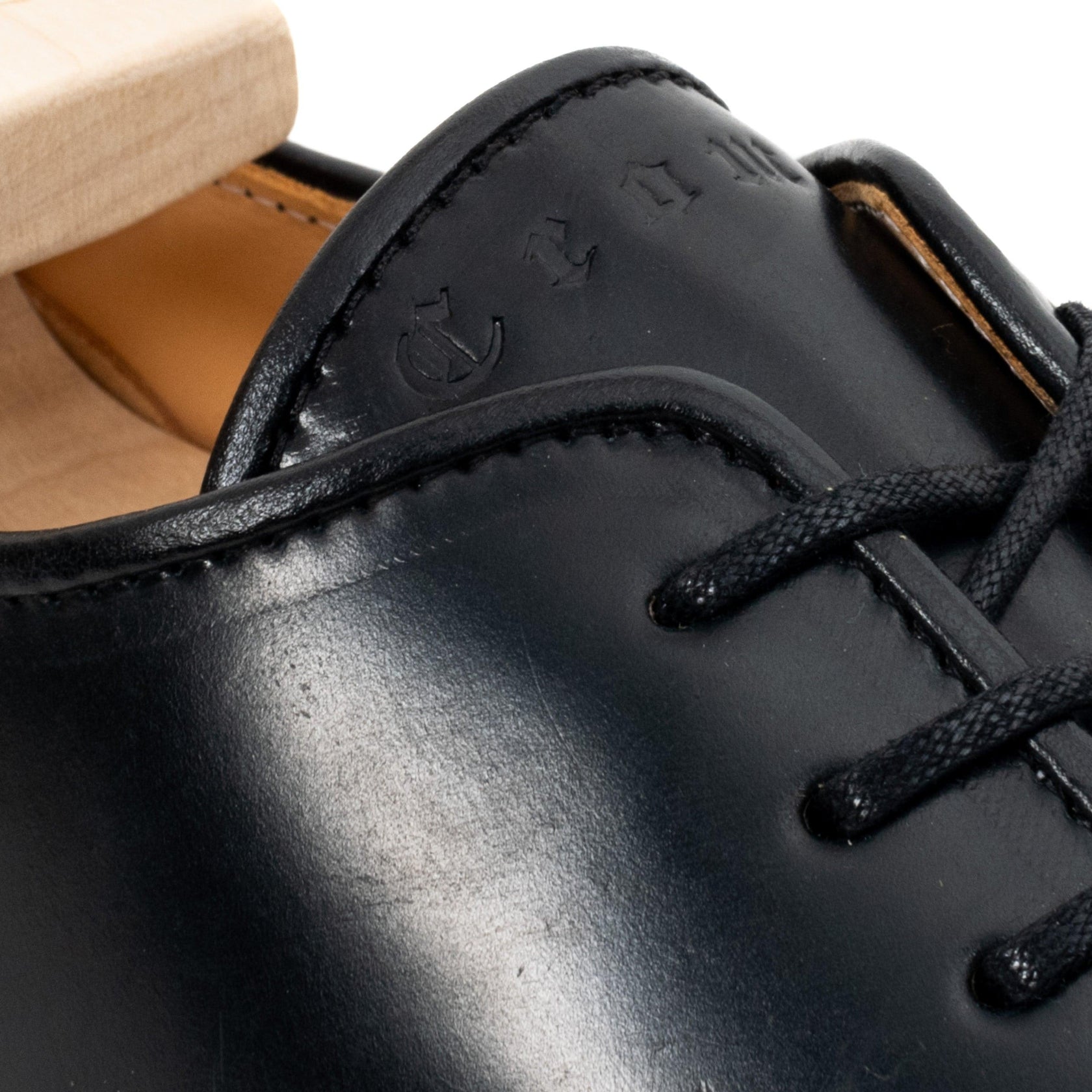 Harlestone Derby - Horween Black Shell Cordovan – Crown Northampton