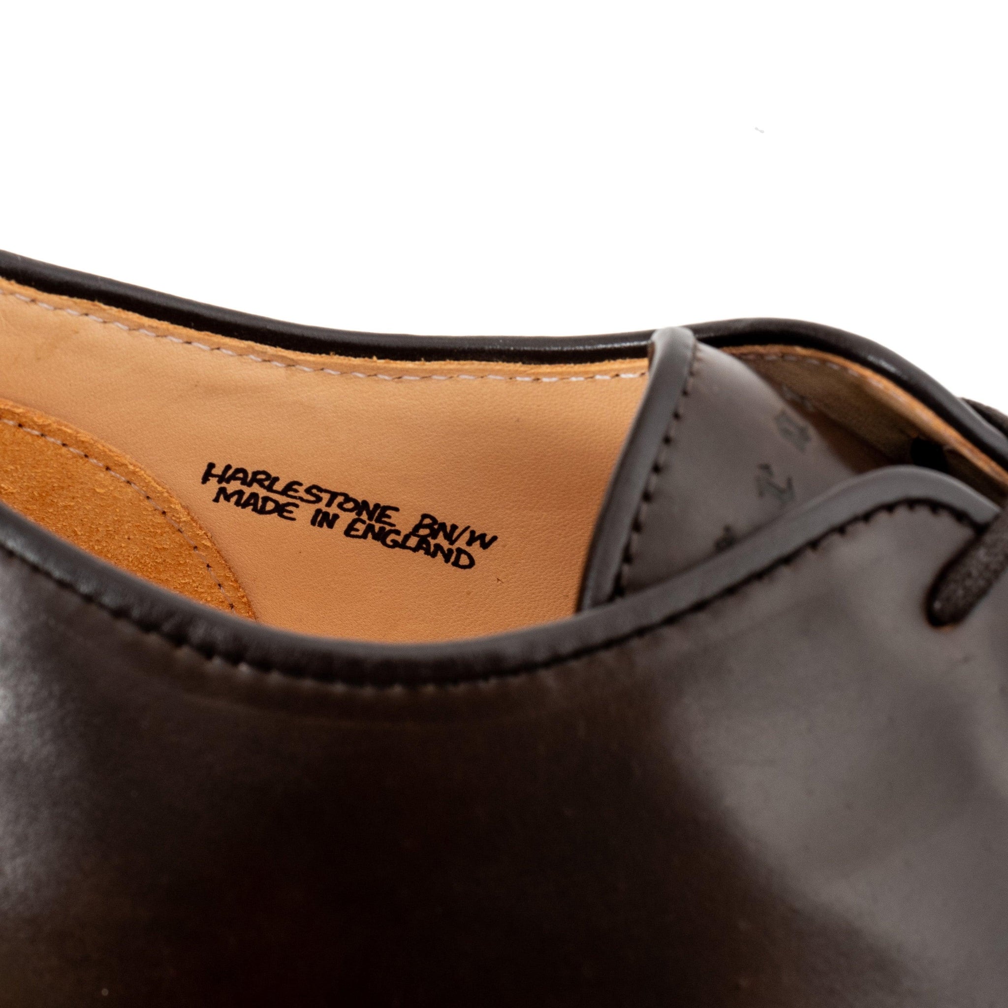 Harlestone Derby - Horween Dark Cognac Shell Cordovan – Crown Northampton