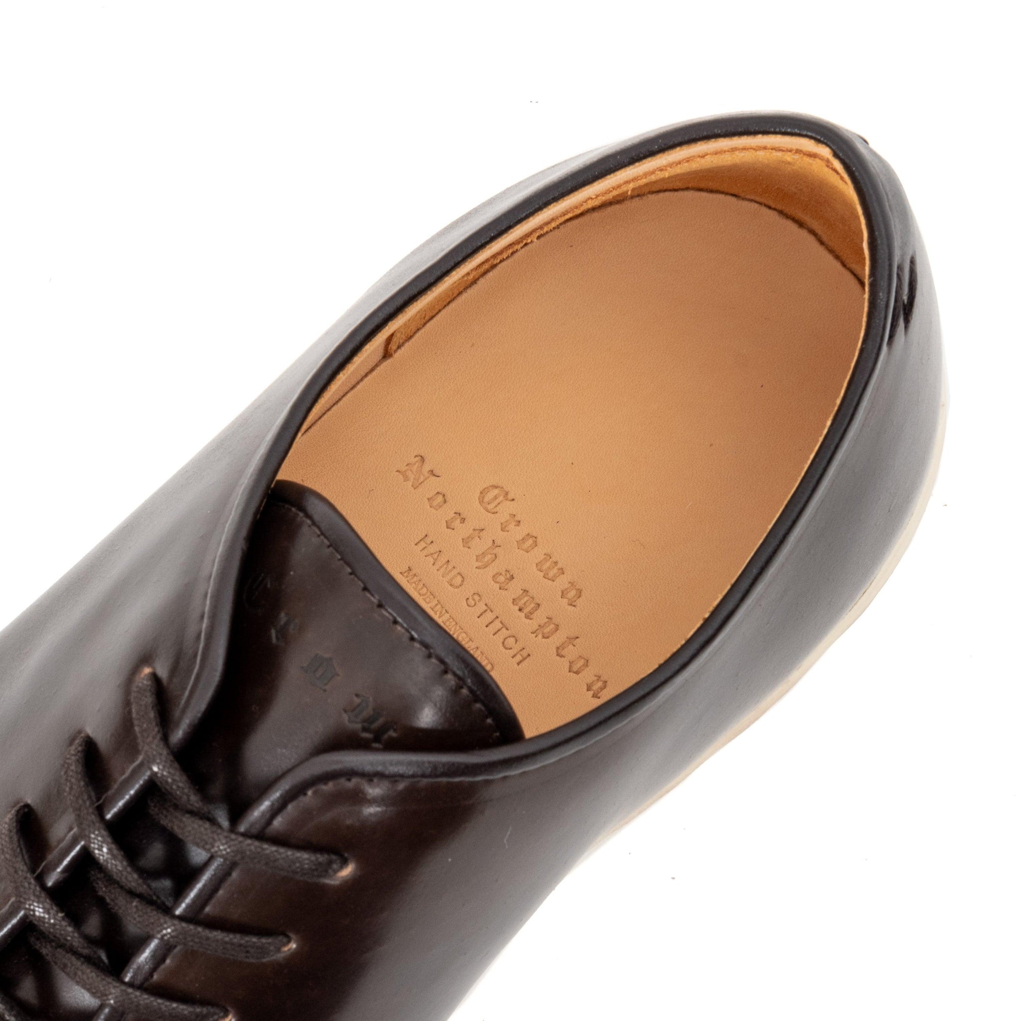 Harlestone Derby - Horween Dark Cognac Shell Cordovan – Crown Northampton