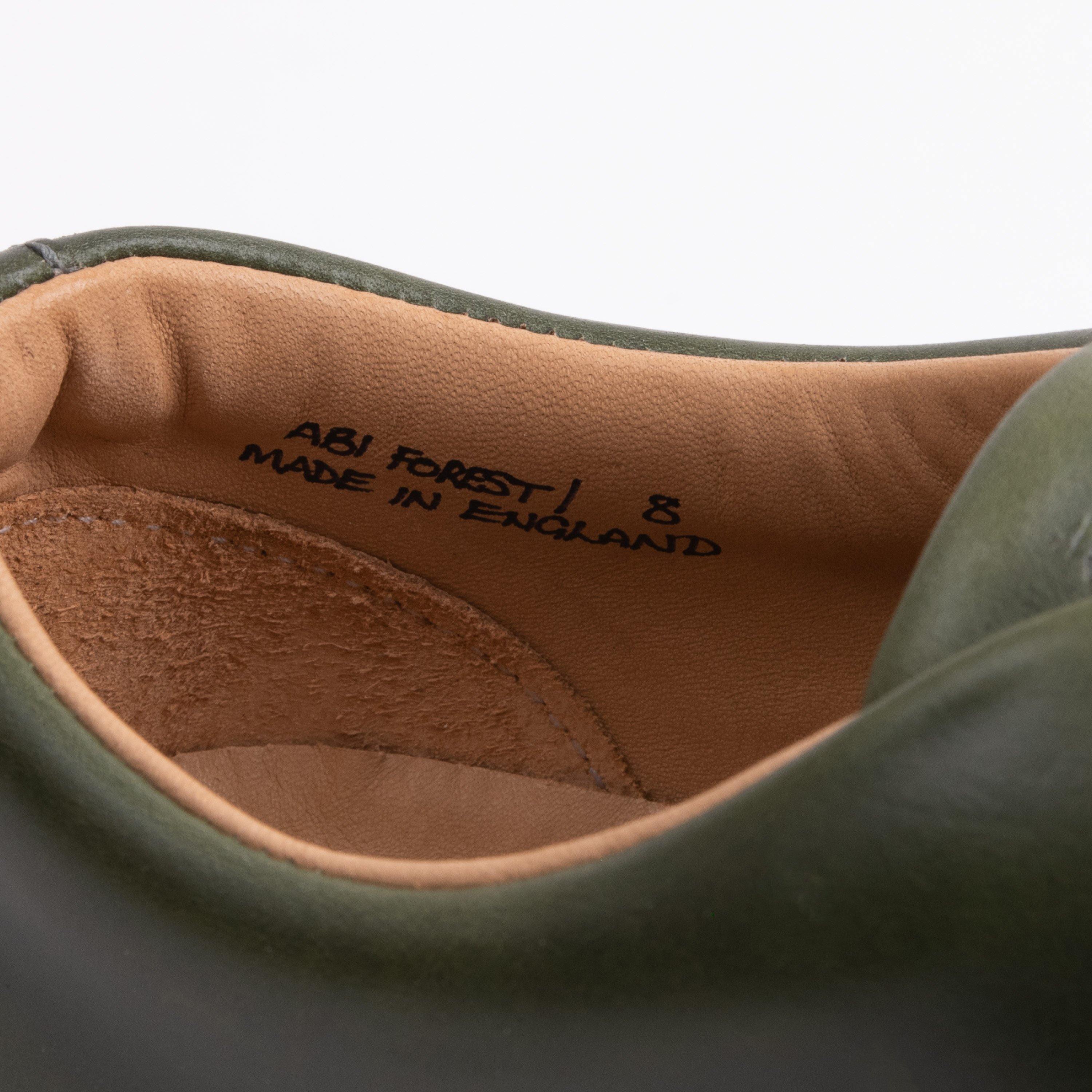 Abington Toe Cap - Horween Forest Green Chromexcel – Crown Northampton