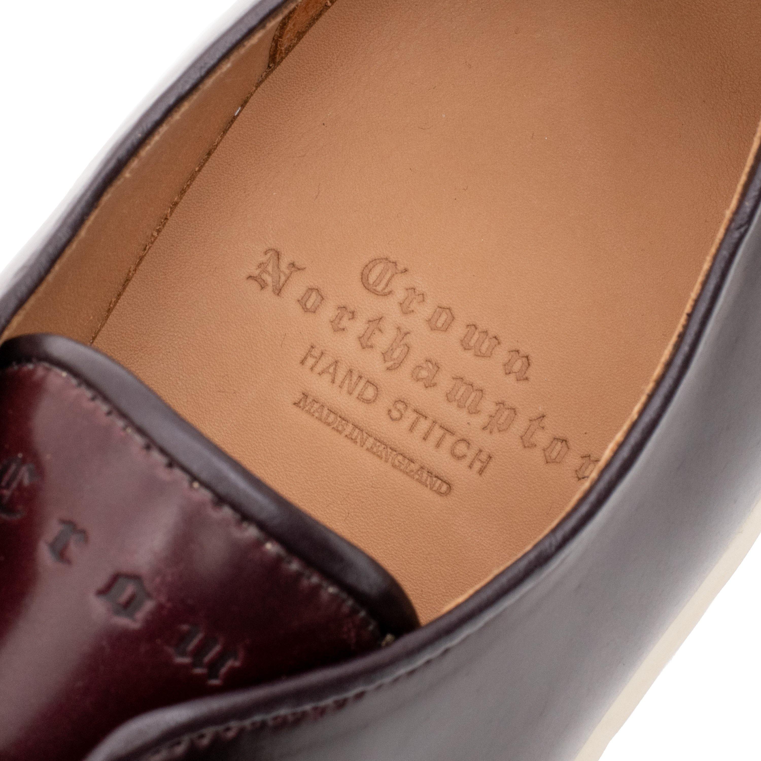 Harlestone Derby - Black Veg Tan Calf – Crown Northampton