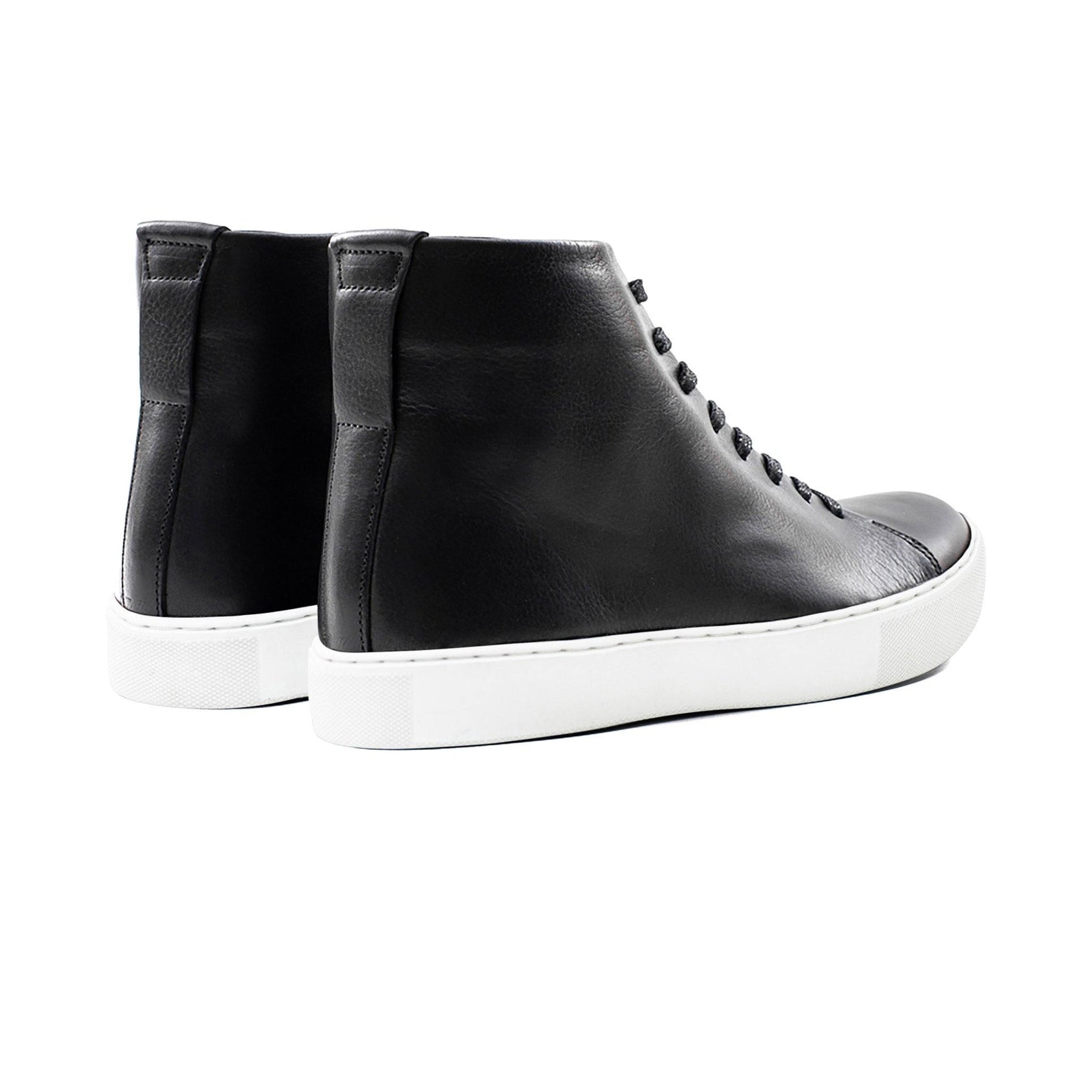 Abington Hi Toe Cap - All Black Calf – Crown Northampton