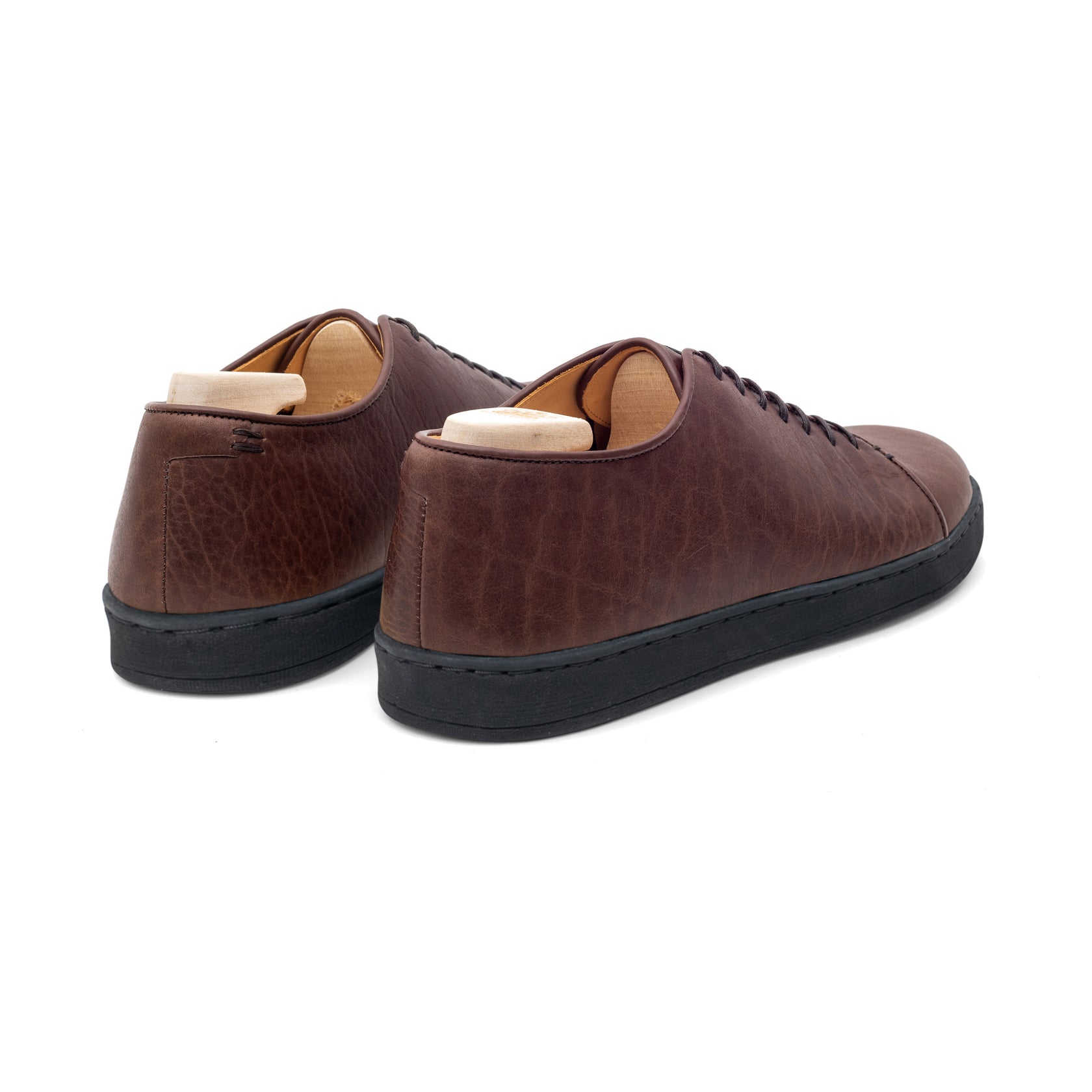 Harlestone Derby - Brown Horween Buffalo – Crown Northampton