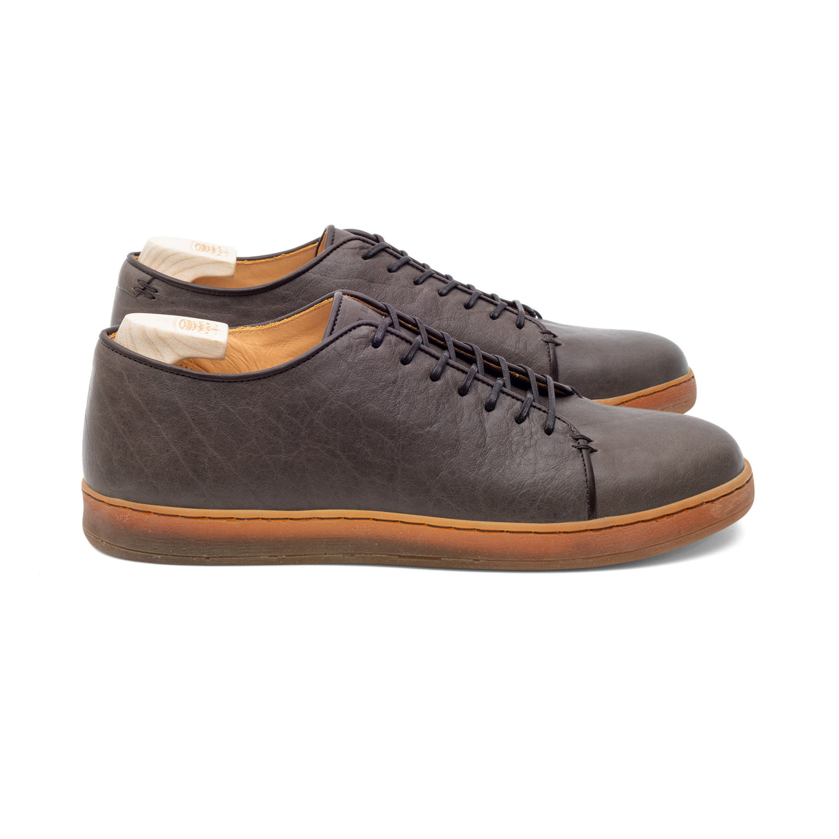 Harlestone Derby - Grey Horween Buffalo – Crown Northampton