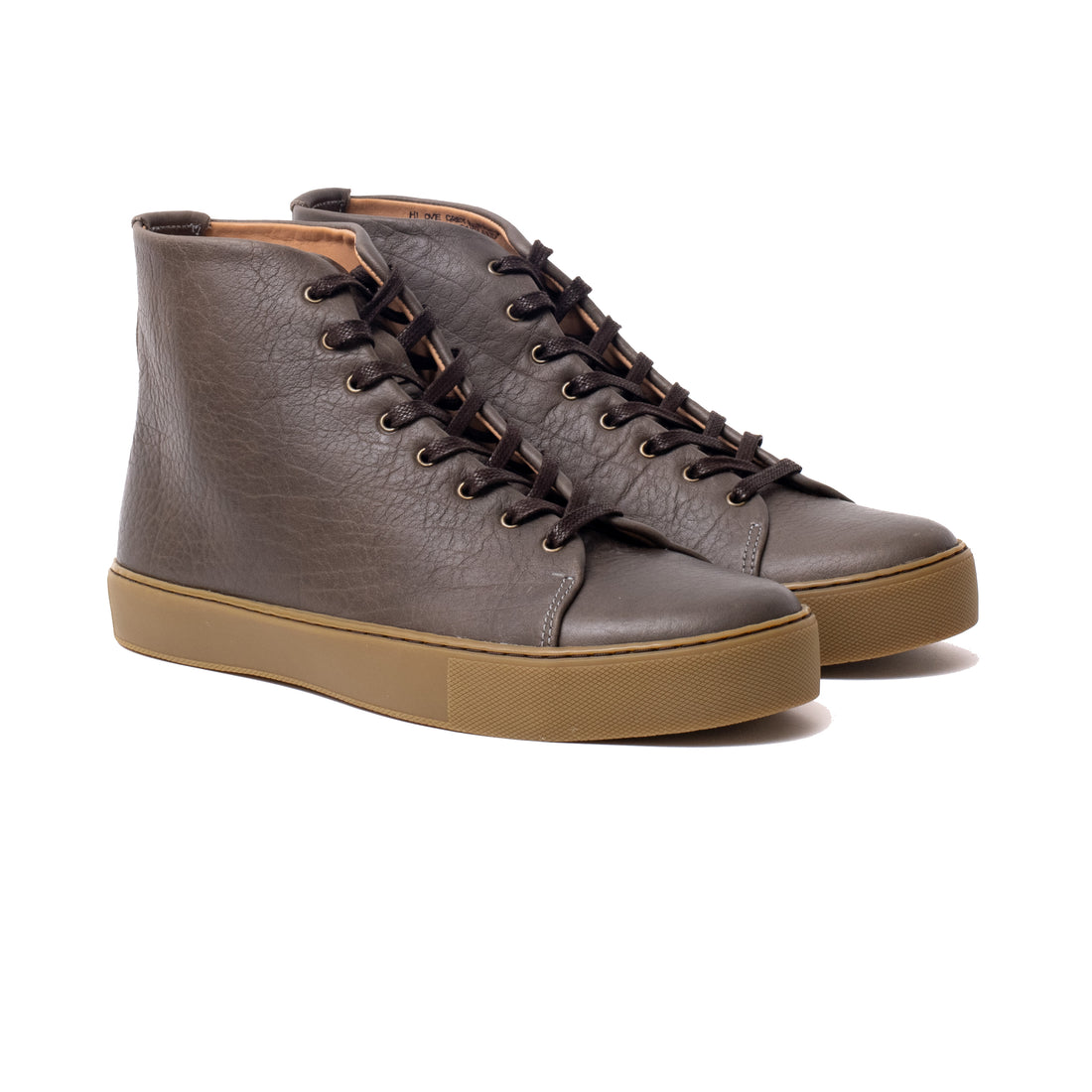 Crown Northampton Overstone Hi Derby - Grey Horween Buffalo Leather