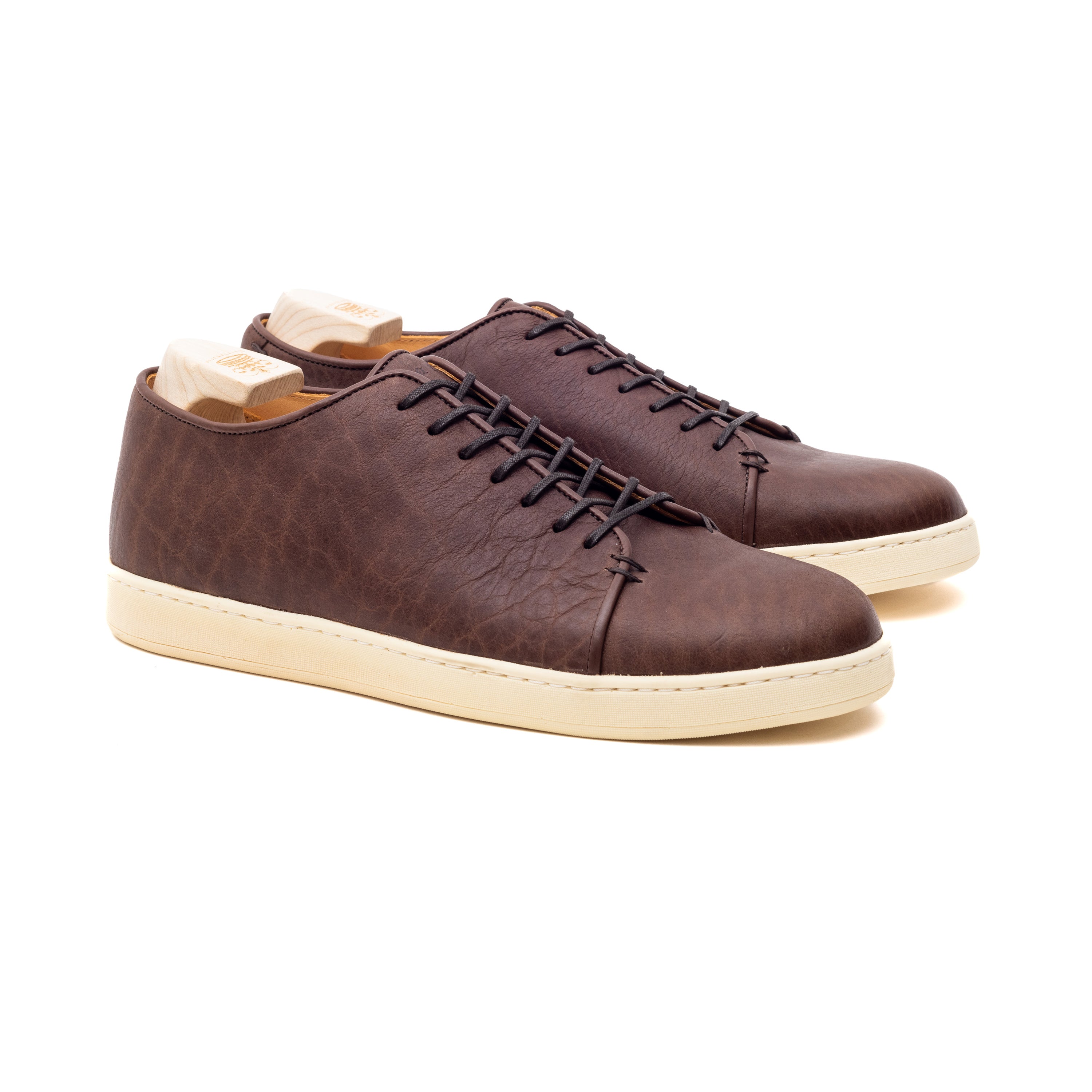 Harlestone Derby - Brown Horween Buffalo – Crown Northampton
