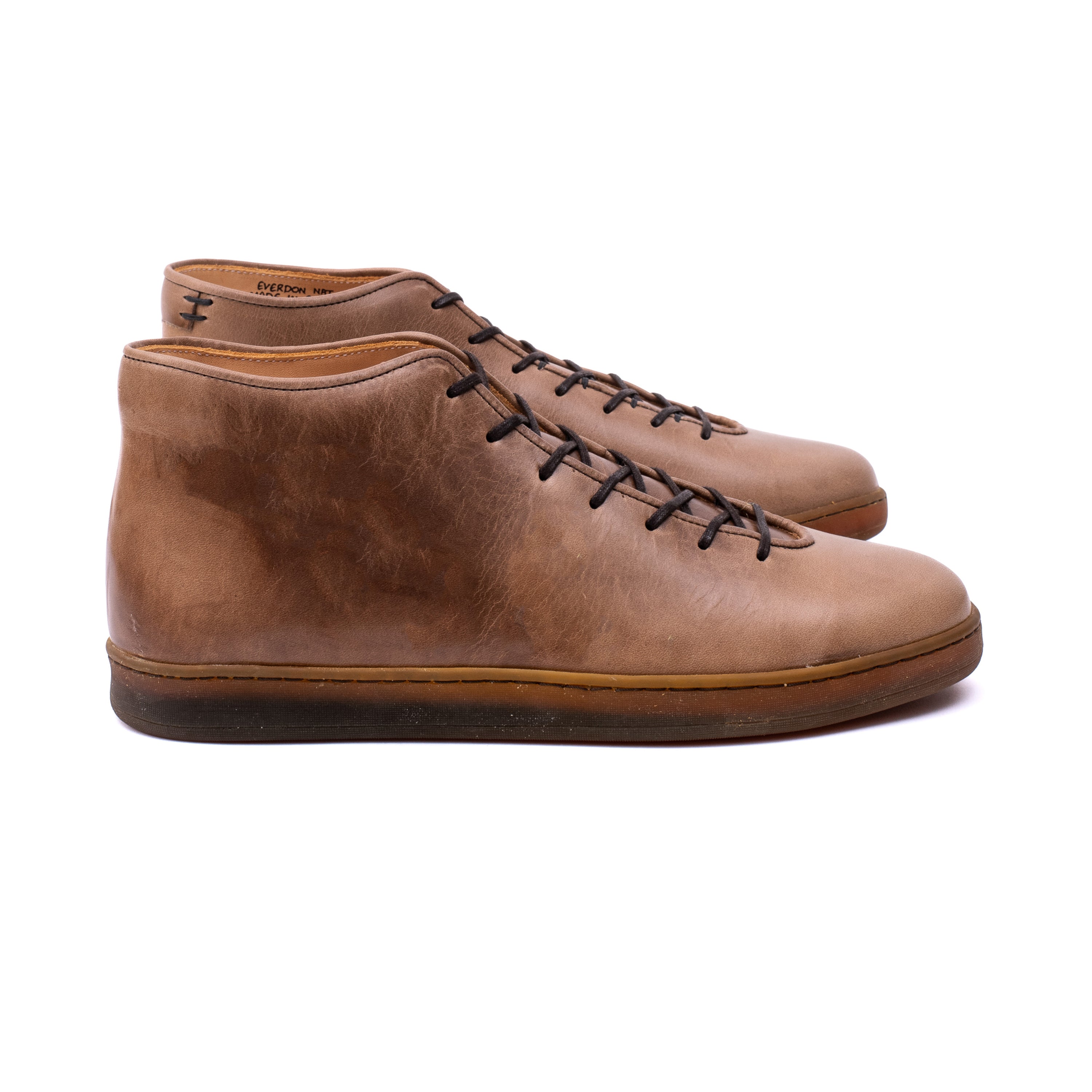 Everdon Wholecut Mid - Horween Natural Chromexcel – Crown Northampton