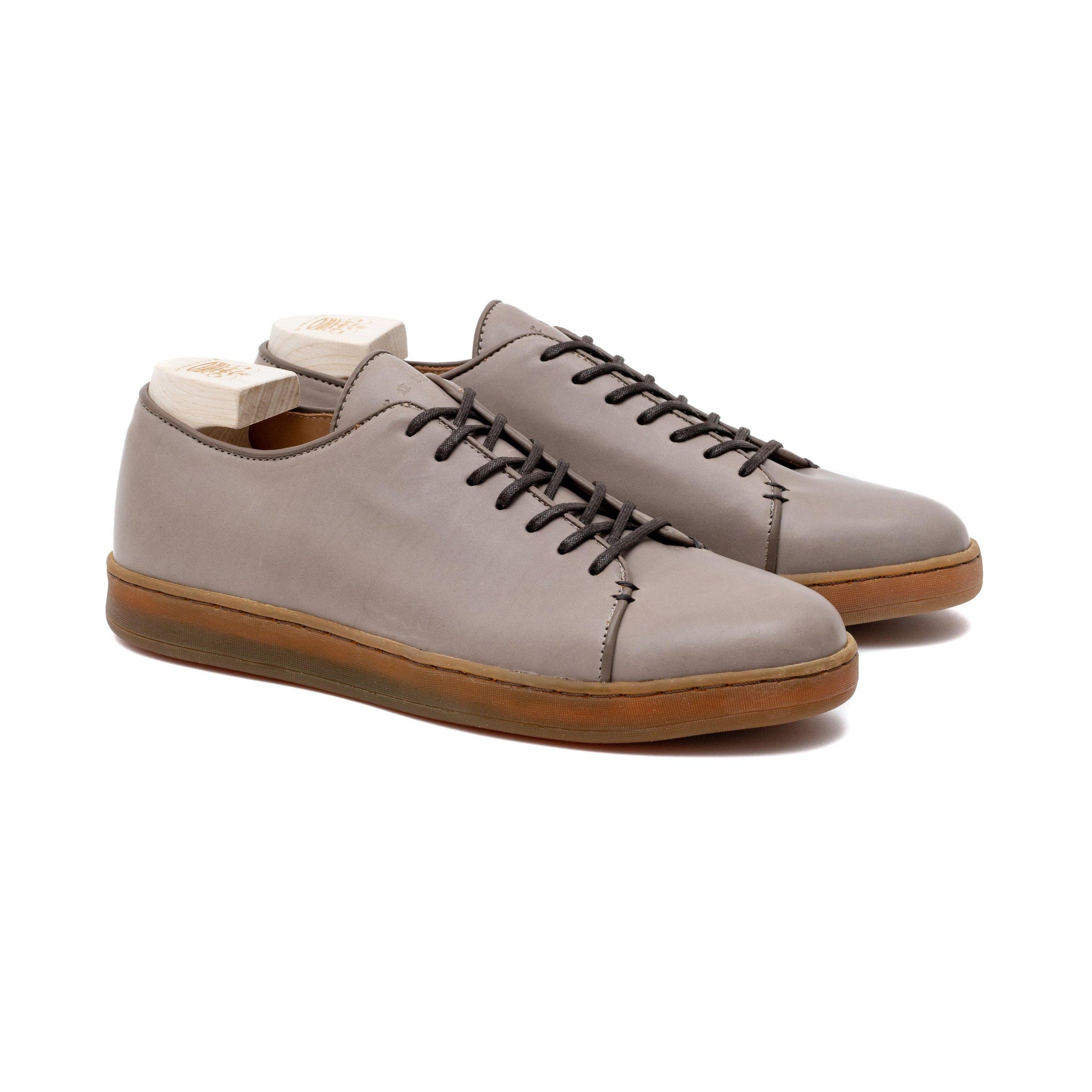Harlestone Derby - Grey Veg Tan Calf – Crown Northampton