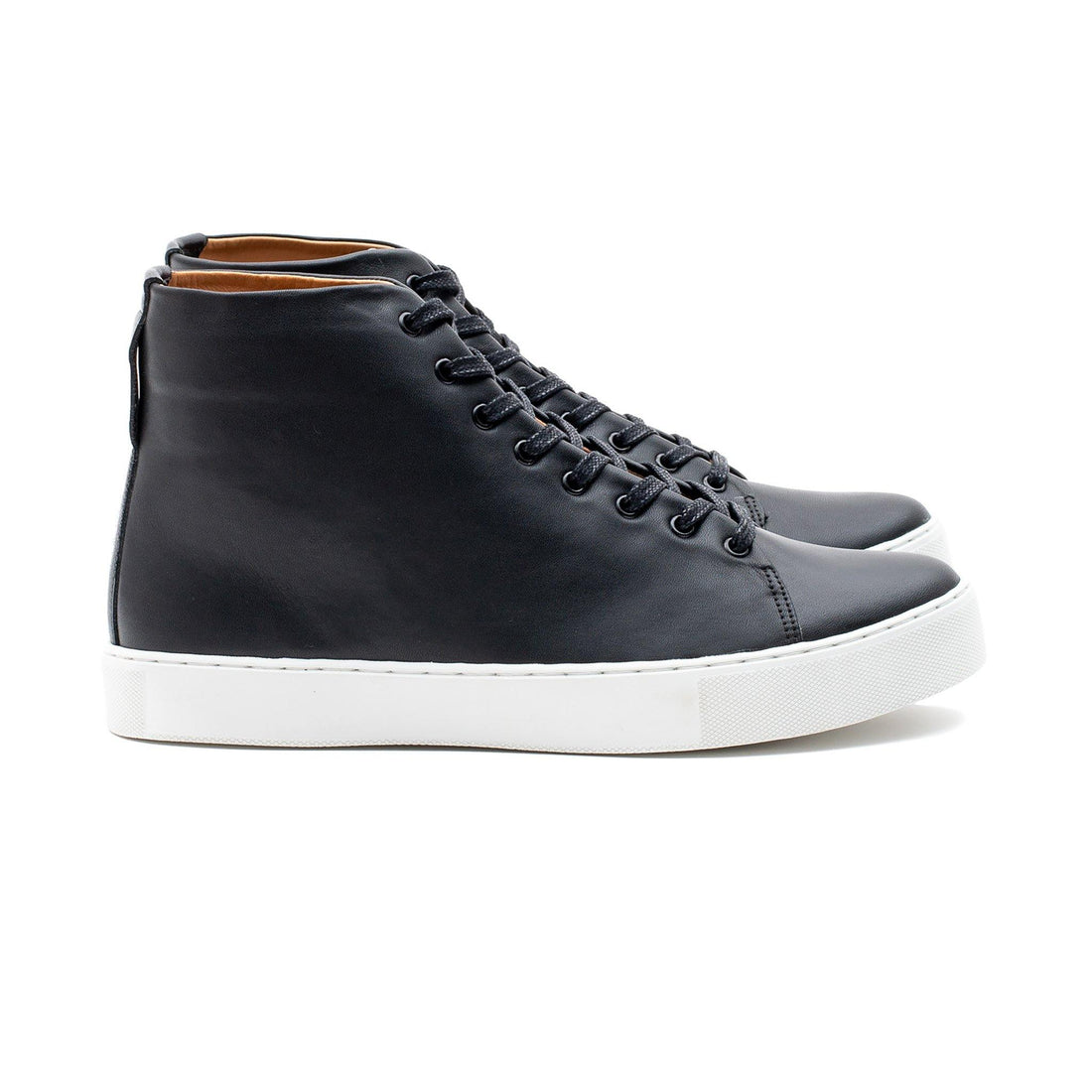 Overstone Hi Derby - Black Calf – Crown Northampton