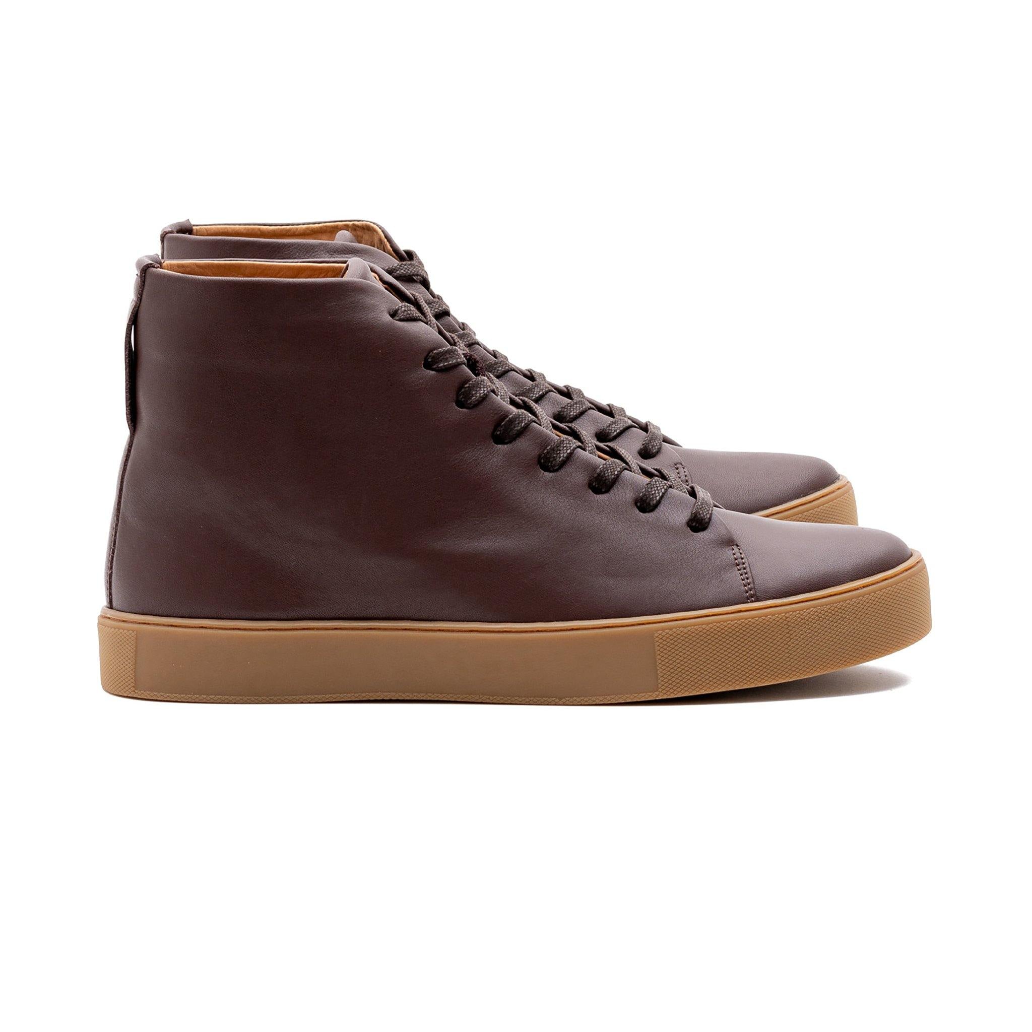 Overstone Hi Derby - Brown Calf – Crown Northampton